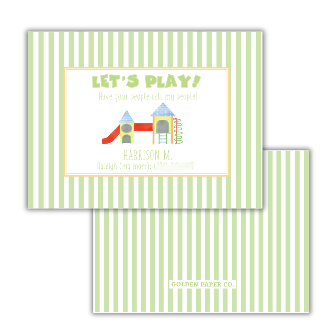 Playground Playdate Card – Golden Paper Co